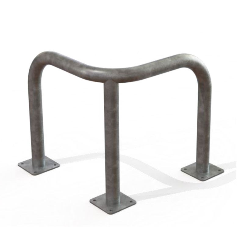 Étrier d’angle pour protection, sur 3 pieds en acier peint sur galva ou ...