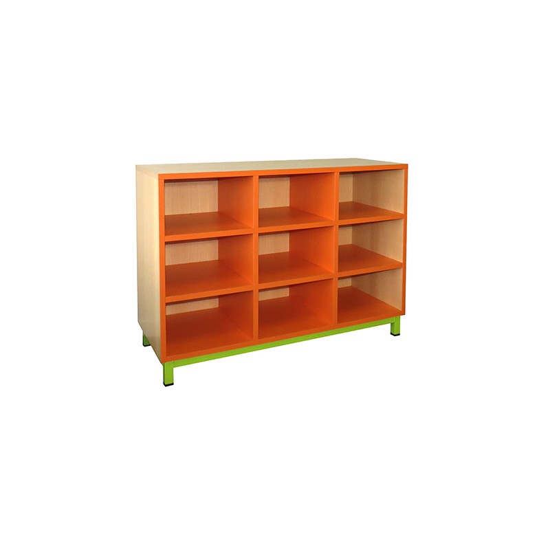 Meuble à casiers pour école, rangement de classe maternelle, mobilier de classe maternelle