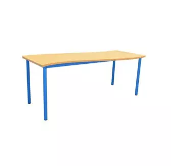 Table octogonale pour maternelle en mélaminé, table enfant pour ...